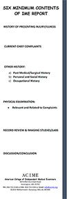 IME Report writing Checklist | ABIME